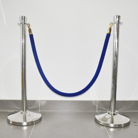Barrier velour rope for hotel lobby with different finished hook from ...