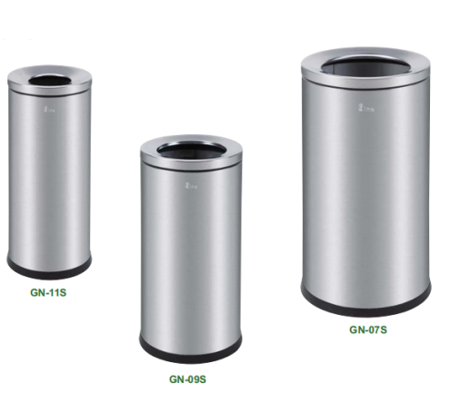 Hotel stainless steel indoor dustbins two layer from China manufacturer ...